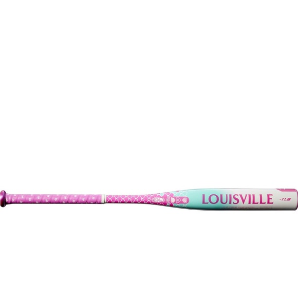 Louisville Slugger | Other | Louisville Pink And Green Softball Bat ...